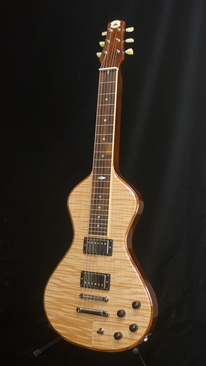 Asher Lap Steel Electro Hawaiian Model I Metallic Sage "Shelby" - Asher ...
