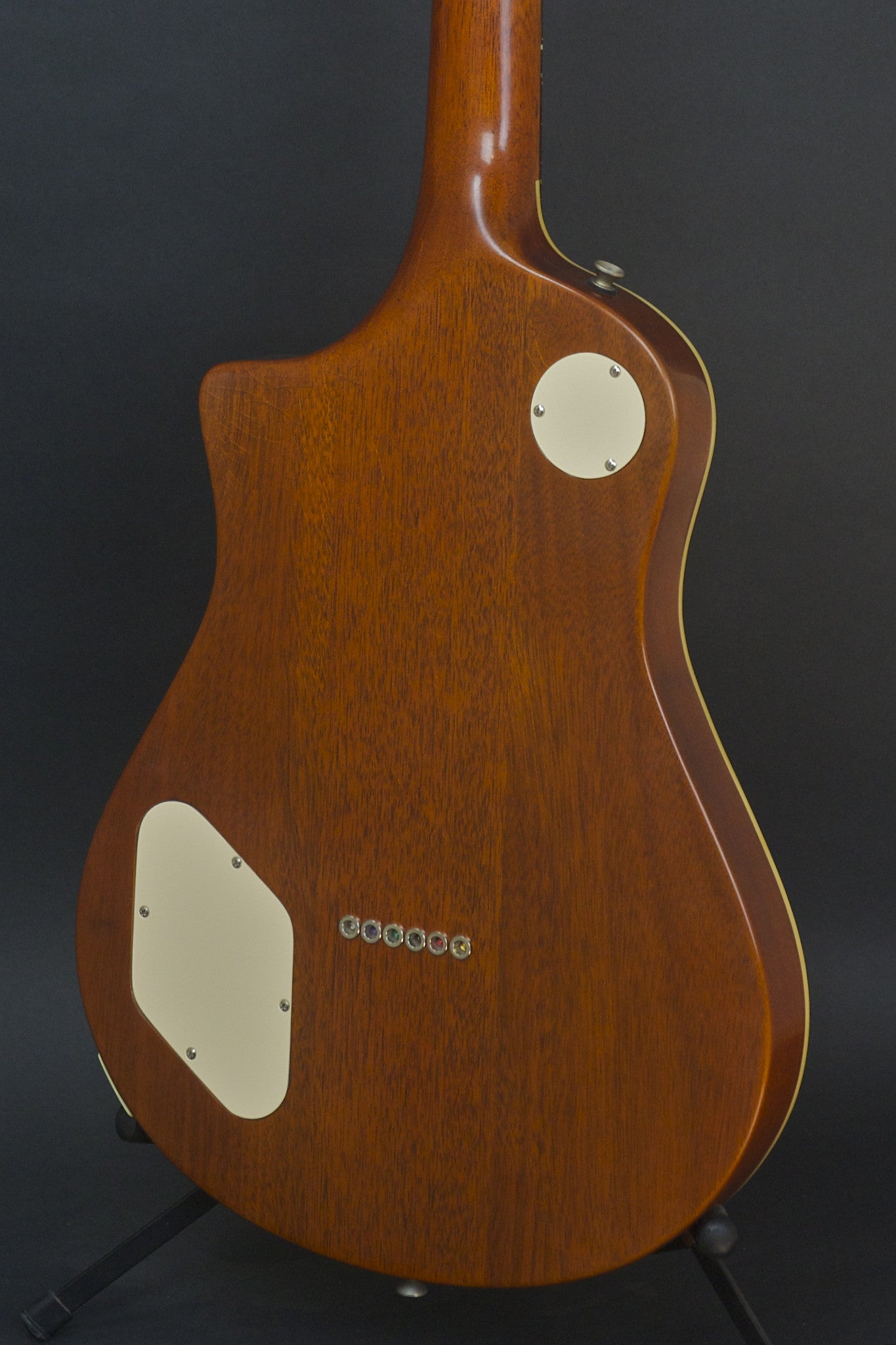 SOLD Asher Electro Sonic Neck Thru Gold Top, Light Relic, #911 - Asher ...