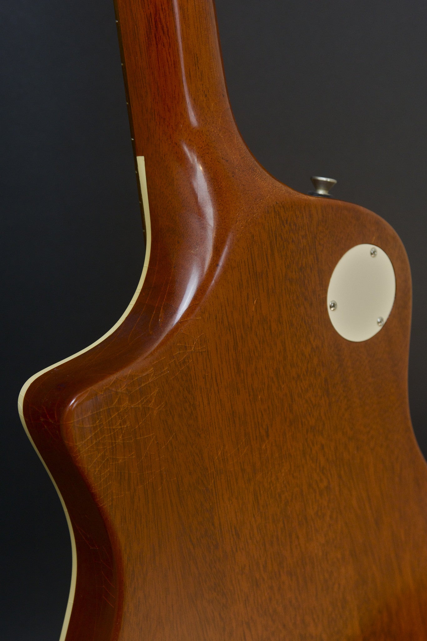 SOLD Asher Electro Sonic Neck Thru Gold Top, Light Relic, #911 - Asher ...