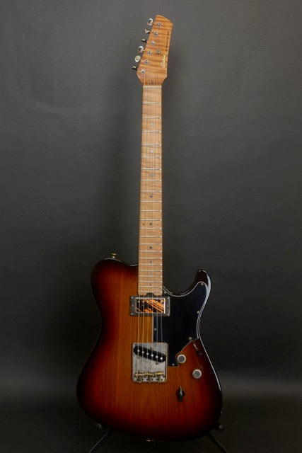 SOLD Asher 2018 HT Deluxe Roasted Swamp Ash Body with Roasted Flame Ma ...