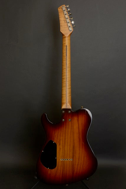 SOLD Asher 2018 HT Deluxe Roasted Swamp Ash Body with Roasted Flame Ma ...