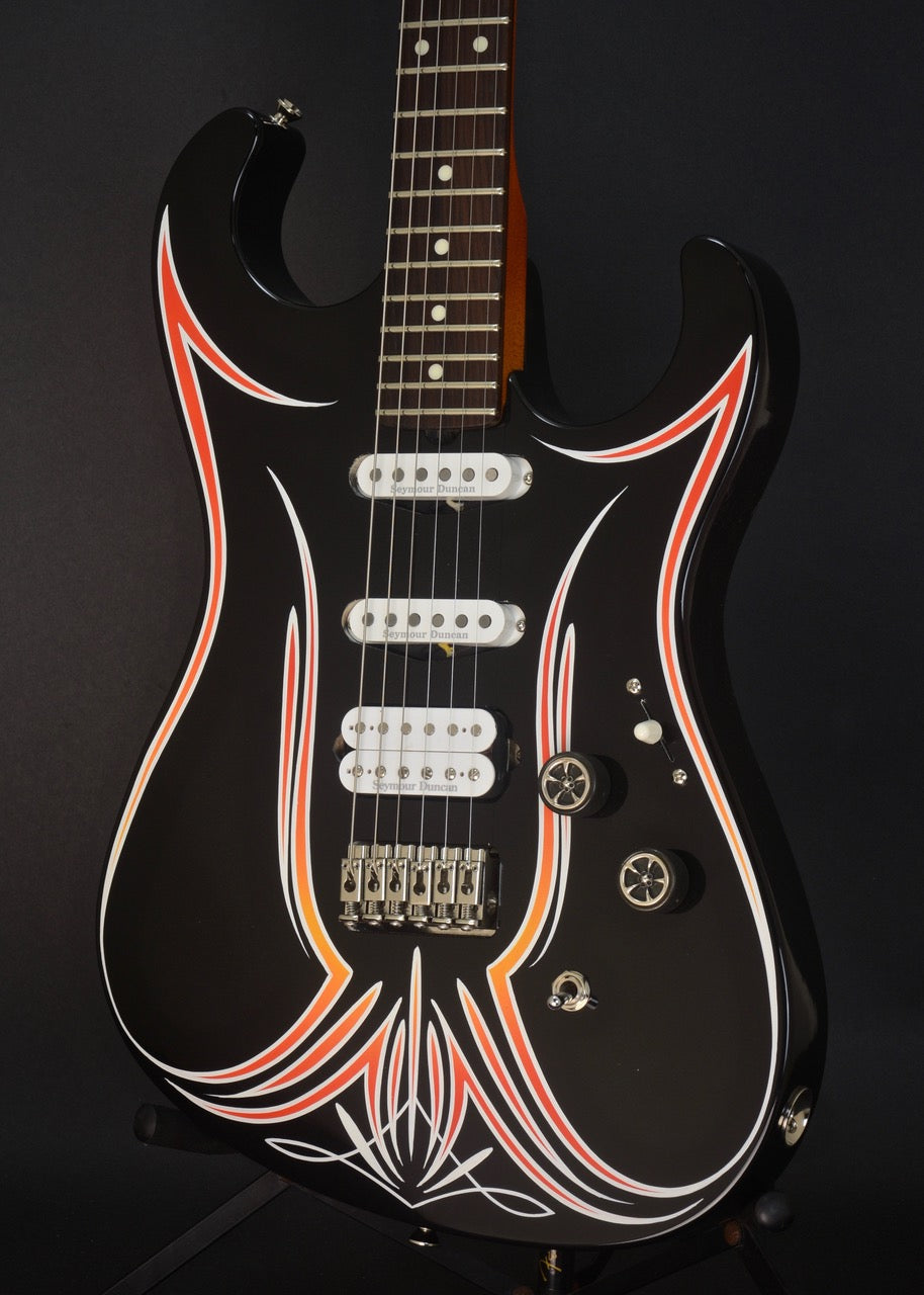SOLD 2018 Asher SSH Hot Rod Custom Guitar with Duncans and Pinstriping ...