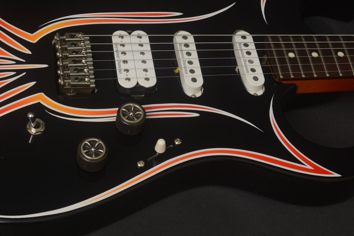SOLD 2018 Asher SSH Hot Rod Custom Guitar with Duncans and Pinstriping ...