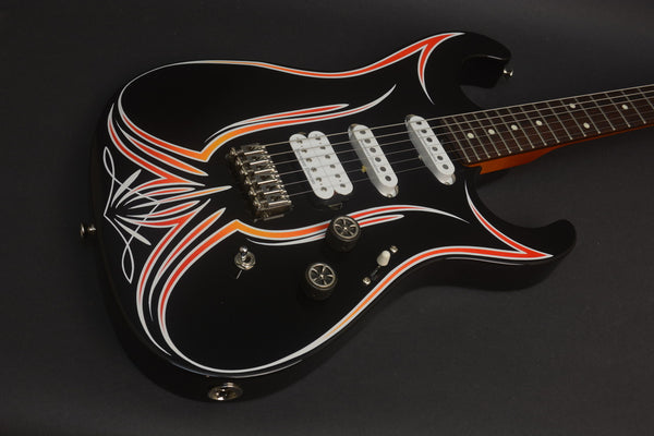 SOLD 2018 Asher SSH Hot Rod Custom Guitar with Duncans and Pinstriping ...